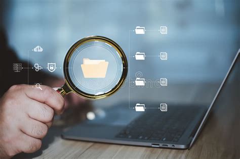 Dms Document Security Concept Document Management System Data Encryption Stock Image Image