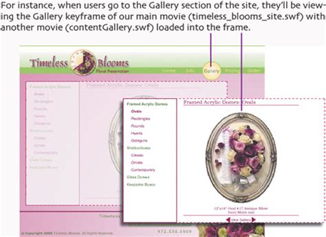 Chapter 7 Add Inside Sections Of The Web Site Creating A Web Site With Flash 8 Visual