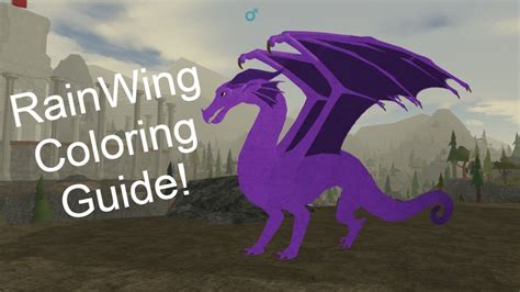 Wings Of Fire Rainwing Color Guide