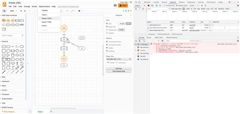 Export Does Not Work Issue Sakazuki Step Functions Draw Io GitHub