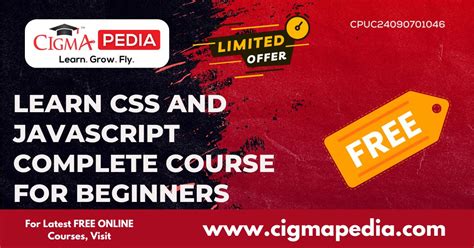 Css And Javascript Complete Course For Beginners Free Udemy Course Cigma Pedia