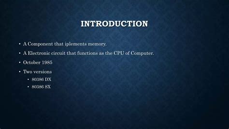 Introduction To 80386 Microprocessor P Pptx
