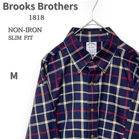 ブルックスブラザーズ 1818 ノンアイロン Slim Fit Bd【m】 By メルカリ