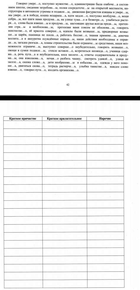 Задание № 34 Запишите приведённые ниже слова в таблицу в зависимости от того к какой части речи