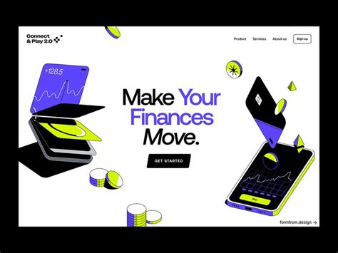 Banking Landing Page By Dmitrii Kharchenko For Formfrom On Dribbble