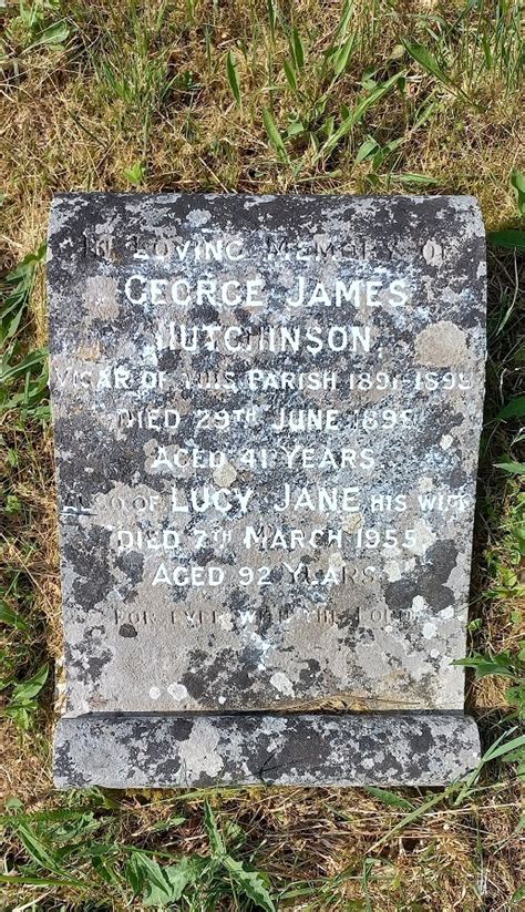 Hutchinson Revd George James Badwell Ash Heritage