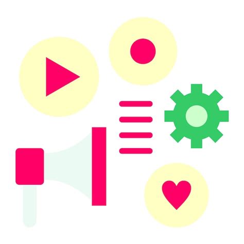 Premium Vector Social Strategy Icon Style