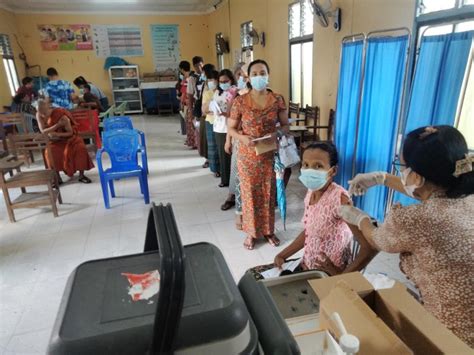 တောင်ဥက္ကလာပမြို့နယ်အတွင်းရှိ ပြည်သူများအား ကိုဗစ် ၁၉ ရောဂါ ကာကွယ်ဆေး