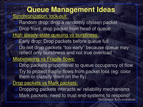 Ppt Tcp Congestion Control And Common Aqm Schemes Quick Revision
