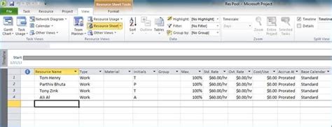Share A Resource Pool Across Multiple Projects In Microsoft Project Epma Insights