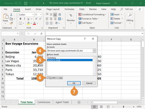 How To Copy A Sheet In Excel Customguide