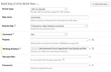How To Configure A Build Pipeline For Net Core Unit Test Projects Within Teamcity