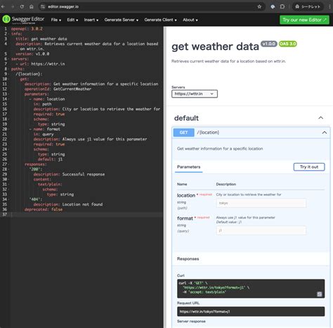 azure ai agent エージェント動作変更 ~ アクションの「openapi 3 0指定ツール」 azure ai agent学習記録