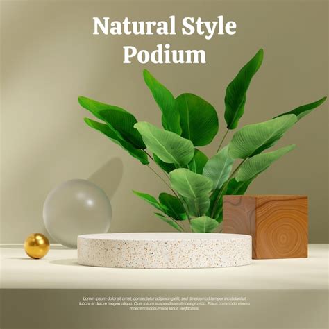 В квадратной стеклянная сфера калатея лютея 3d рендеринг пустая сцена узор терраццо цилиндр