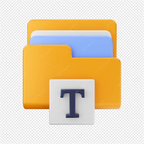 Premium Psd 3d Folder Data File Storage Icon Illustration