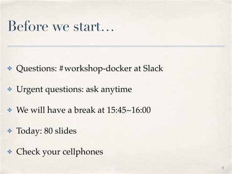 Docker Workshop Orchestrating Docker Containers PPT