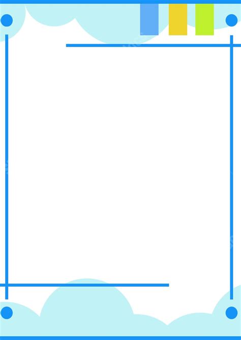 Flat Style Page Border And Printable Background In Word 55 Off