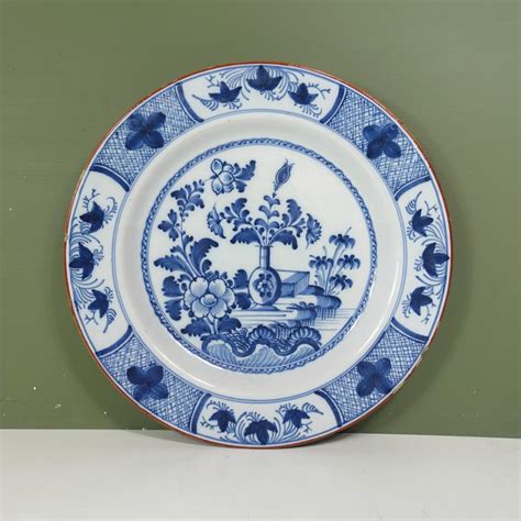 18th C Delft Charger Delftwareceramics