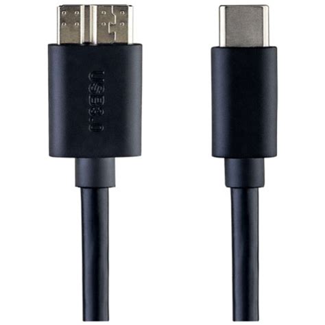 Кабель Perfeo U4604 USB 3.0 Type C вилка - Micro B вилка 1 м black ...