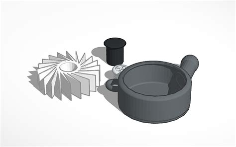 3d Design Turbo Keychian Tinkercad