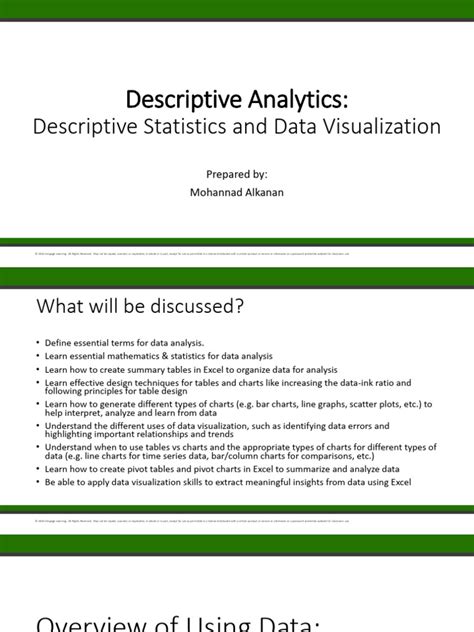 Part 2 Decriptive Statistics And Data Visualziation 2 Pdf