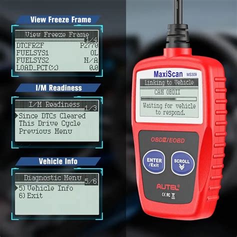 자동 Obd2 스캐너 자동차 라이브 데이터 및 배터리 테스터 Obdii 엔진 오류 코드 리더 자동차 진단 검 Temu