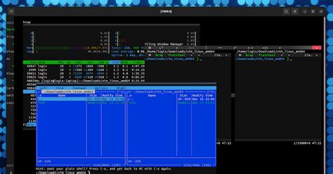 Vtm Is A Text Based Desktop Environment That Runs Inside A Terminal