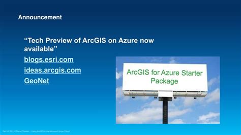 Ppt Using Arcgis For Server In The Microsoft Azure Cloud Powerpoint