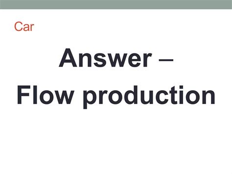 Activity Job Flow And Batch Production PPTX