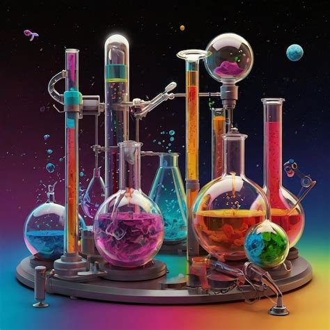 Colorful Science Premium Ai Generated Image
