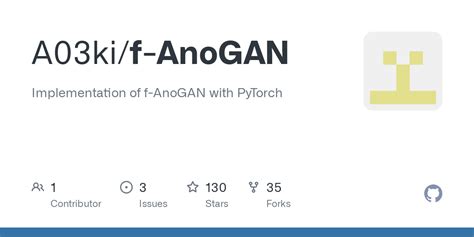 GitHub A03ki F AnoGAN Implementation Of F AnoGAN With PyTorch