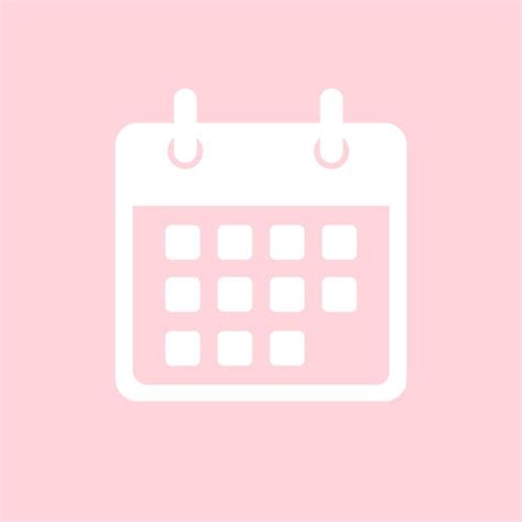Pink App Icon Calendar Artofit