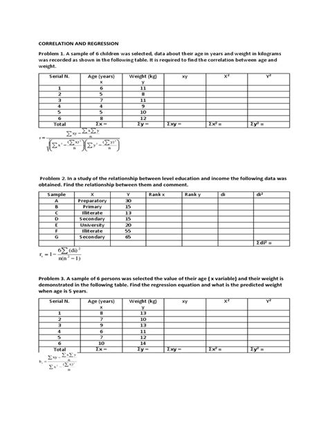 Regression Pdf Regression Analysis Correlation And Dependence