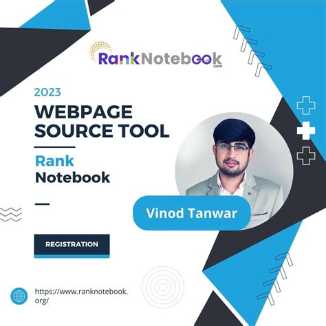 Unlock The Power Of Webpage Analysis With Rank Notebook — The Best Free Webpage Source Tool By