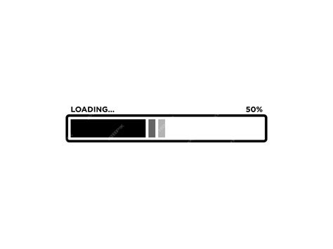 Premium Vector Loading Progress Bar Icon Vector Template