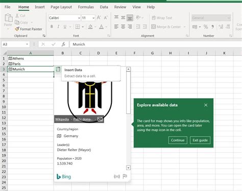 How To Convert Text Into Geographic Location Data In Microsoft Excel