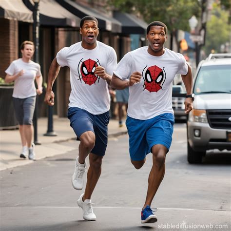Mickey Mouse And Jonathan Majors As Spider Man Stable Diffusion Online