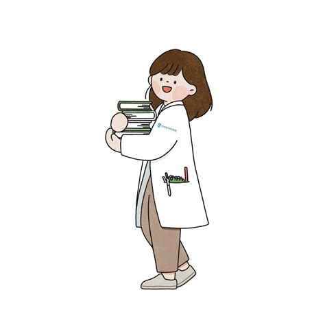 연구자 일러스트 일러스트 포트폴리오 크몽