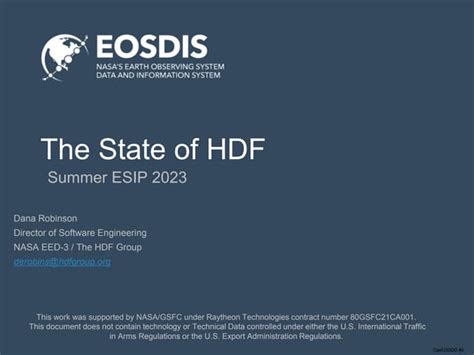 the state of hdf ppt