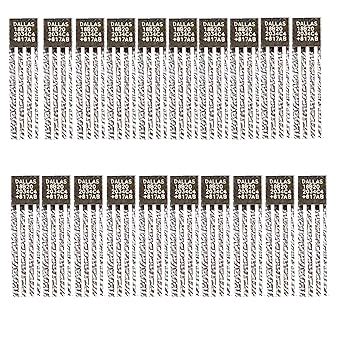 PCS DS B B TO Pins Wire Digital Thermometer Temperature IC Sensor Amazon In