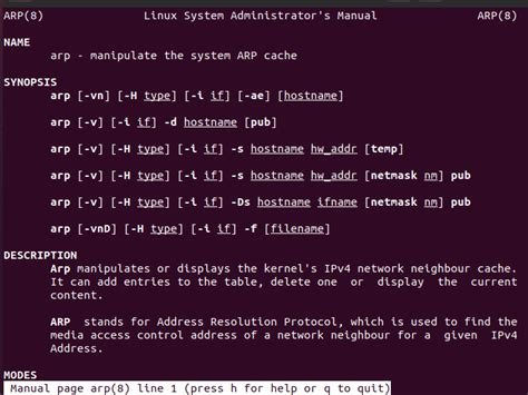 What Is Arp Command In Linux Linuxways