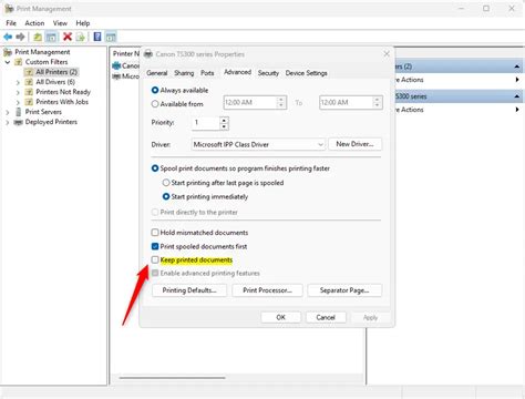 How To Enable Keep Printed Documents In Print Queue On Windows 11 Geek Rewind