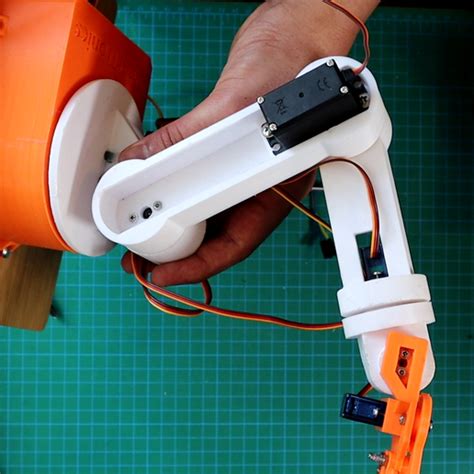 DOF Robotic Arm For Arduino Full D Printed Model STLFree D File For D PrintingCults