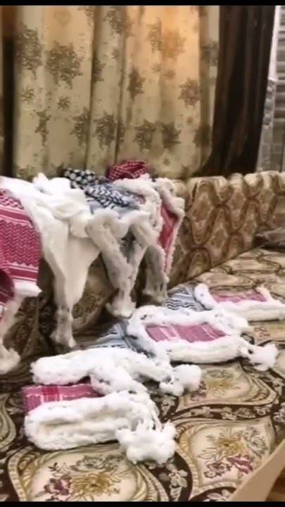 شماغ مهدب هدب يدوي ملوكي فاخر Youtube