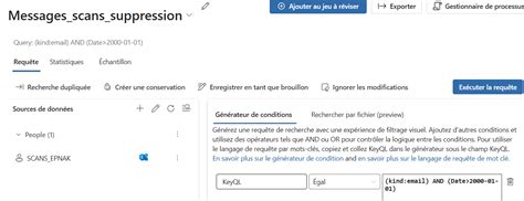 error with powershell command to delete emails through purview microsoft qanda
