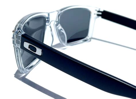 New Oakley Holbrook Shiny Clear Polarized Galaxy Ruby Lens Sunglass