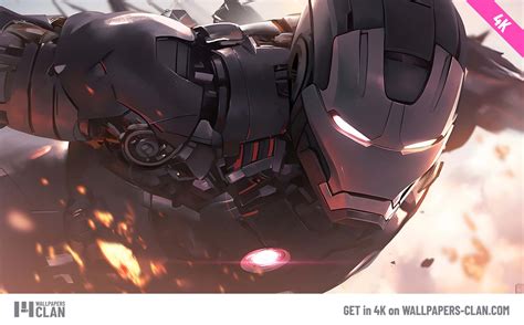 War Machine Iron Man Black Desktop Wallpaper Marvel Avengers Alliance