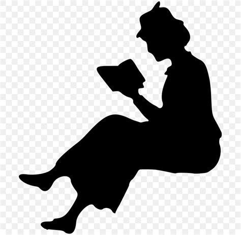 Girl Reading Silhouette