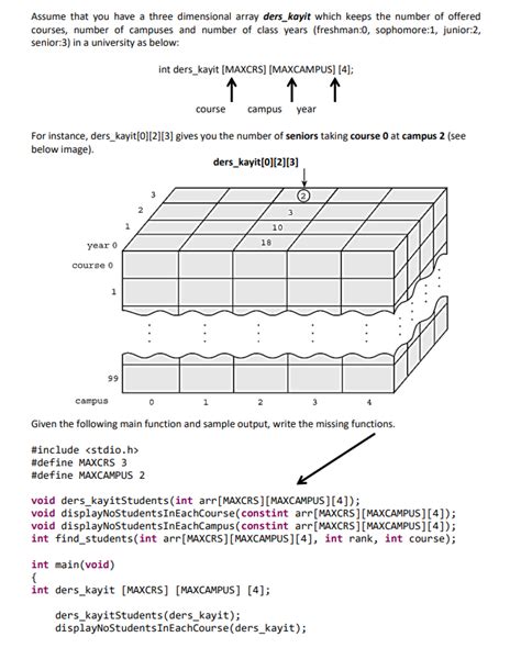 Solved Assume That You Have A Three Dimensional Array