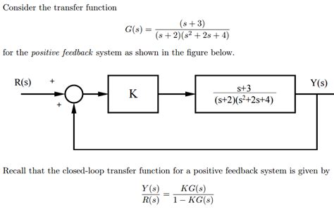 Answered Consider The Transfer Function S 3 … Bartleby